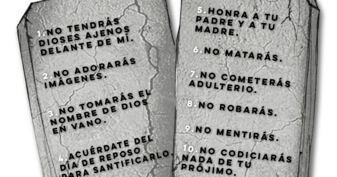 !No Codiciaras¡ es el décimo mandamiento de la Ley Moral de Dos